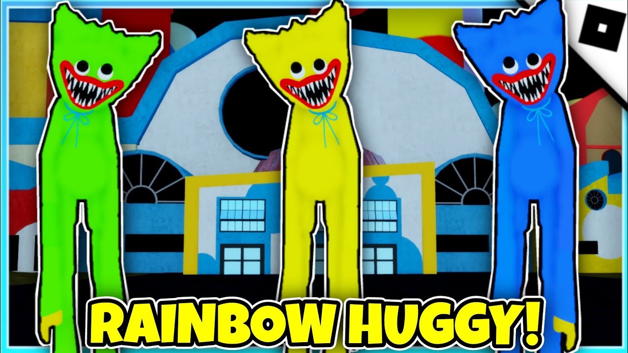 Poppy Playtime RP - How to get RAINBOW HUGGY BADGE - ROBLOX - YouTube