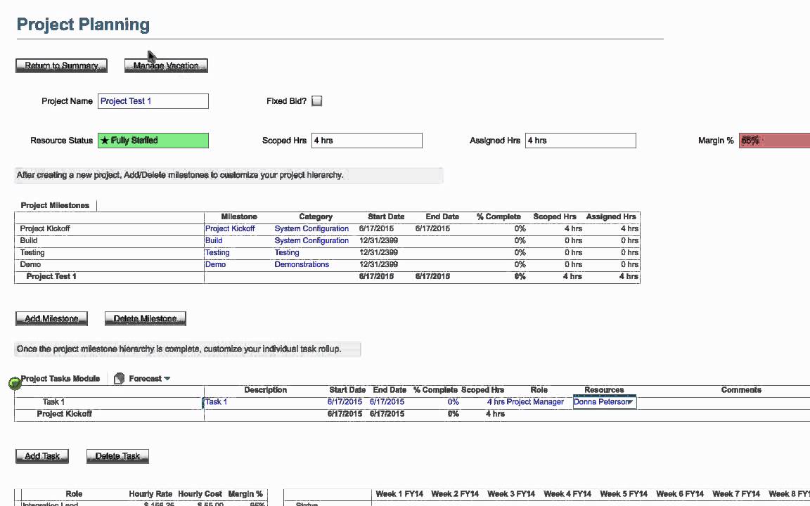 Project Planning Demo - YouTube