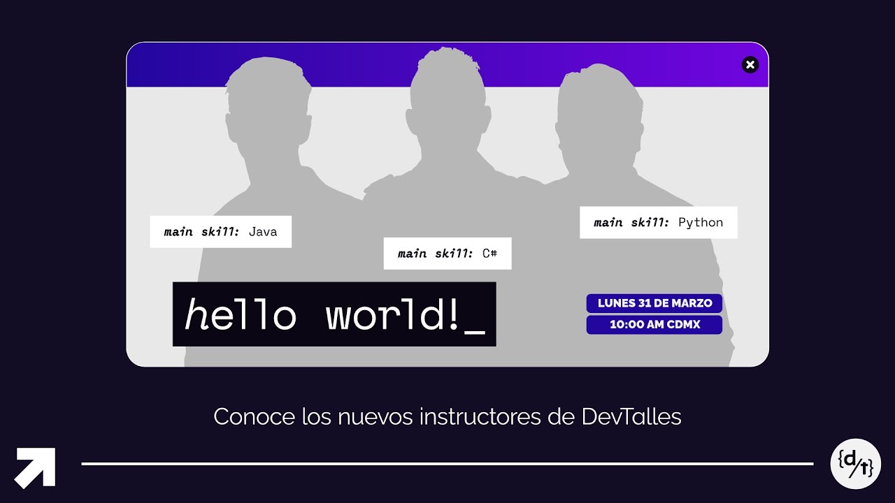printf ( "hello world!" ); - Conoce a los 3 nuevos instructores en ...