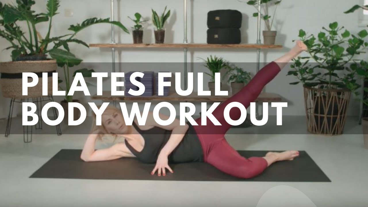 Pilates full body work-out - 40 min | benen, buik en rug - YouTube