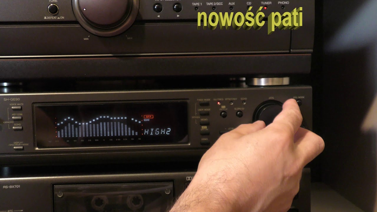 Technics SH-GE90 Digital Sound Processor DSP Korektor Graficzny ...
