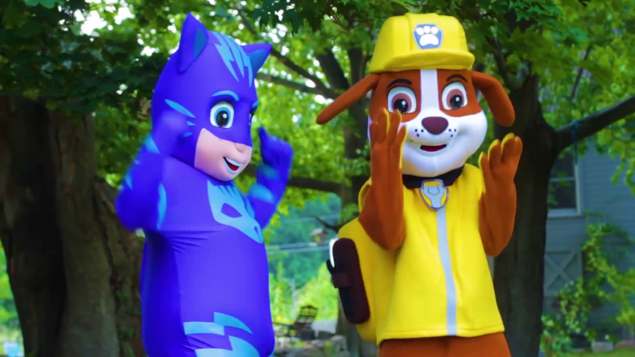 PJ Masks Owlette In Real Life Adventure Saves LOL Surprise from Paw ...