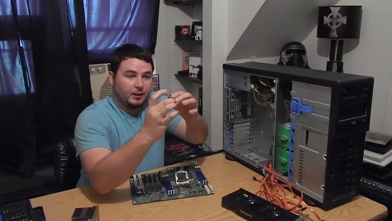 UNRAID SERVER BUILD (dual Xeon) part 1 - YouTube