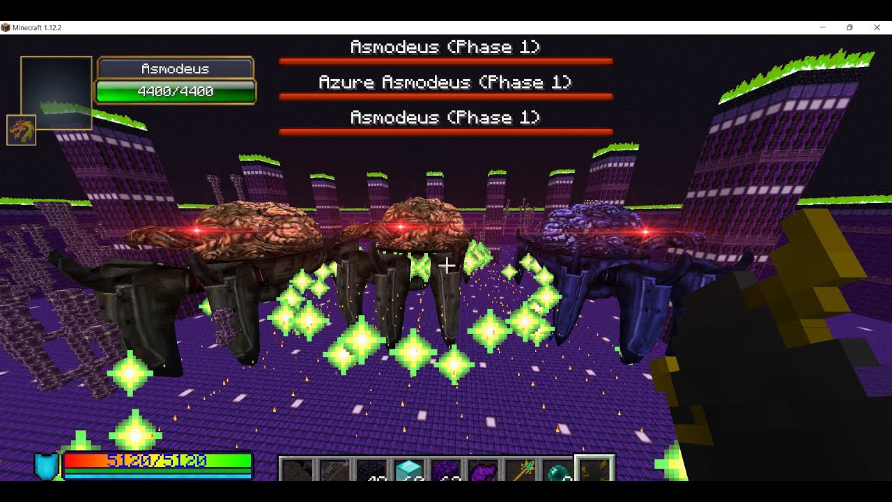 Me (with chaotic armor) vs 3 Asmodeus - YouTube