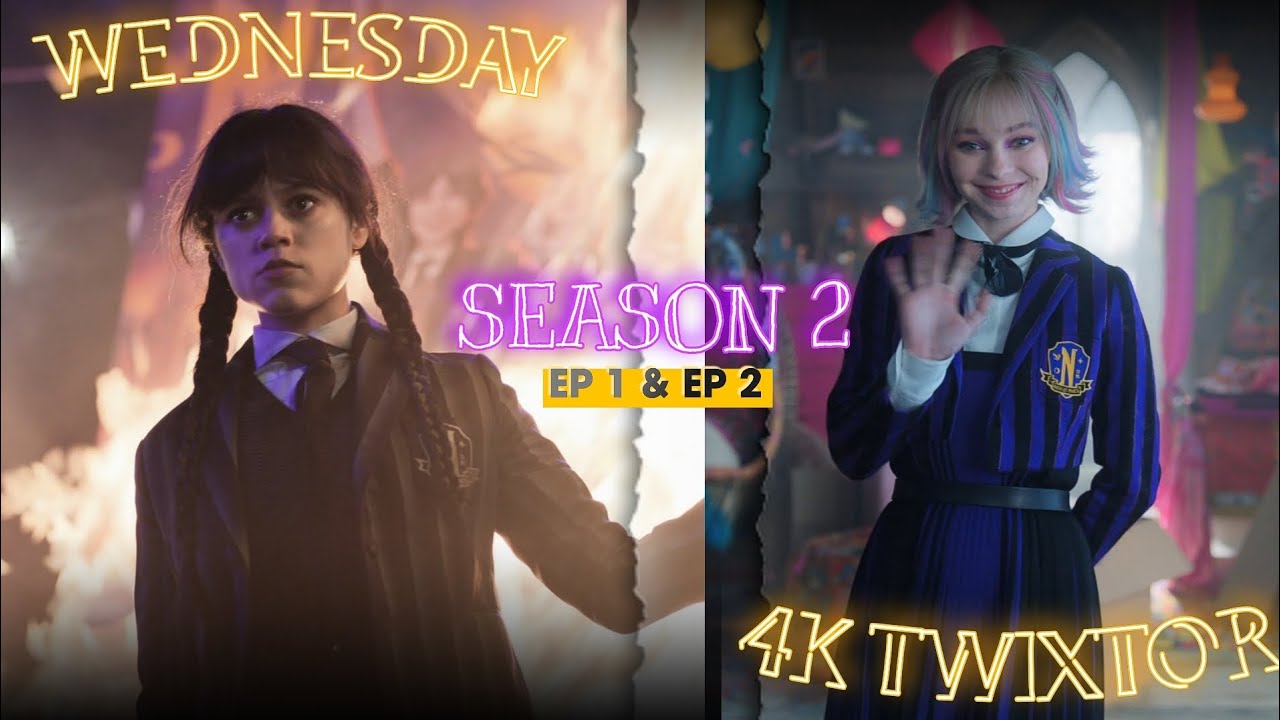 WEDNESDAY S2 TWIXTOR SCENEPACK // 4K ULTRA HD - YouTube