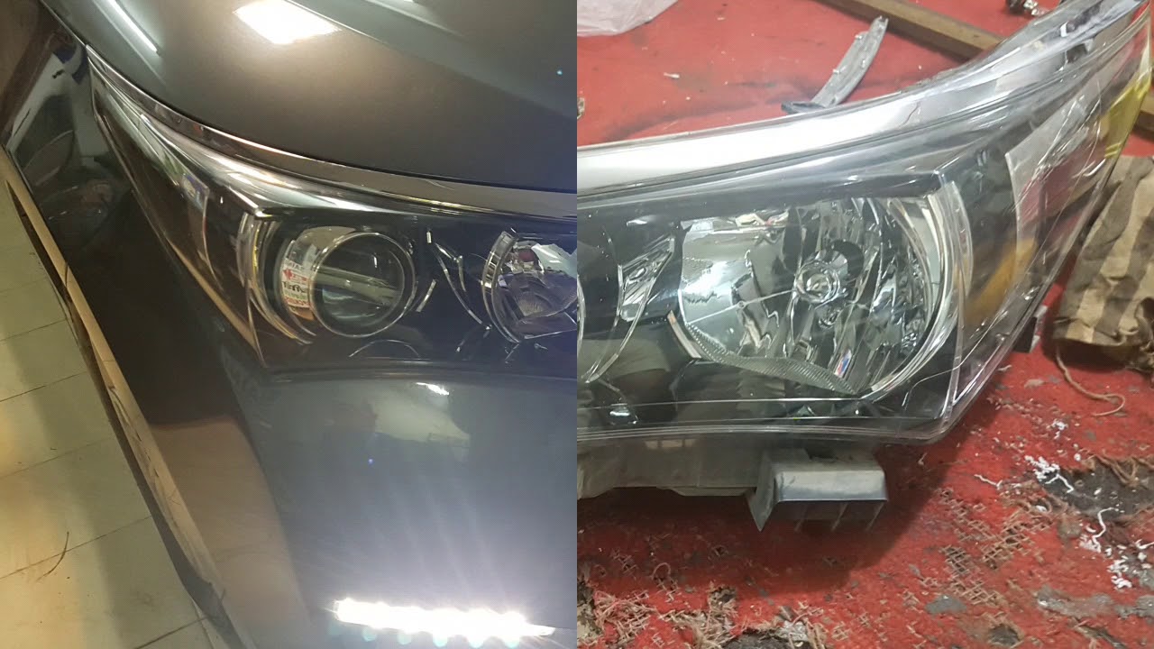 Toyota Corolla Altis Custom Projector setup - YouTube