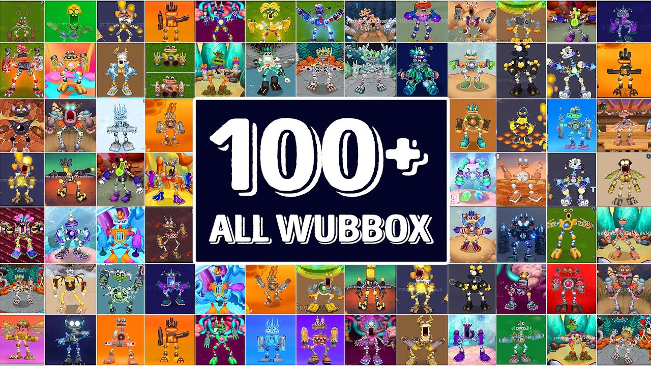 ALL 100 WUBBOXES In The Game and Community – All Sounds & Animations (+75 Best Fanmades) - YouTube