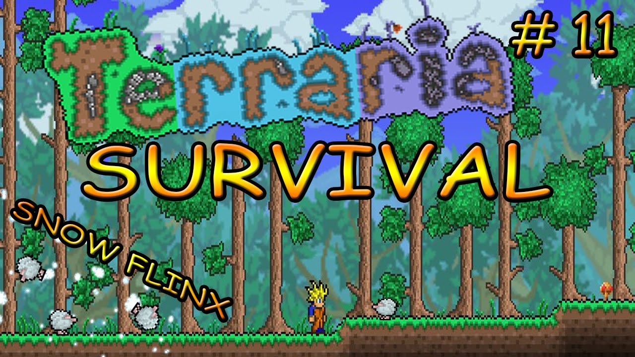 Terraria - Episode 11 - Snow Flinx - YouTube