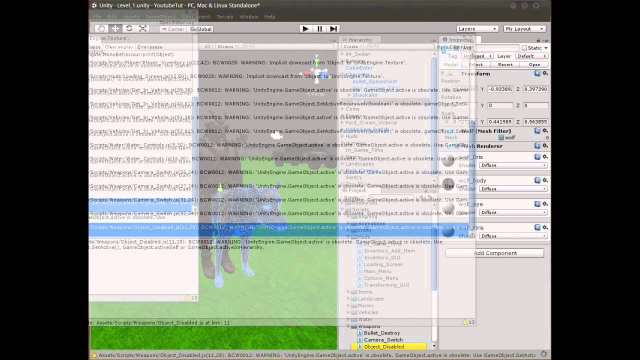 Unity 3D Tutorial Part 52: Transforming Creatures!!! - YouTube