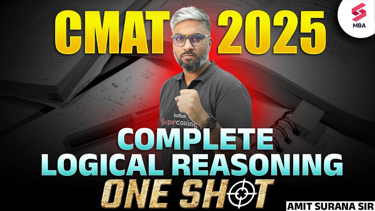 CMAT Exam Preparation 2025 | CMAT Complete Logical Reasoning One Shot ...