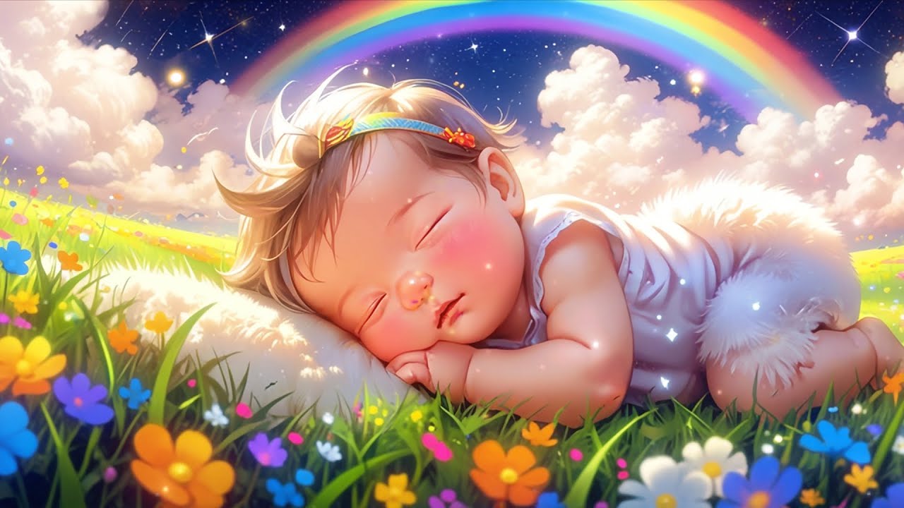 🌈 Magical Rainbow Sleep 🌙 Relaxing Music for Babies & Toddlers - YouTube