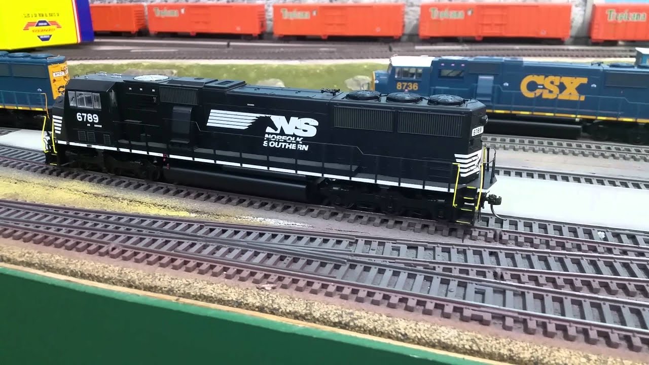 Athearn Genesis SD60M NS #6789 - YouTube