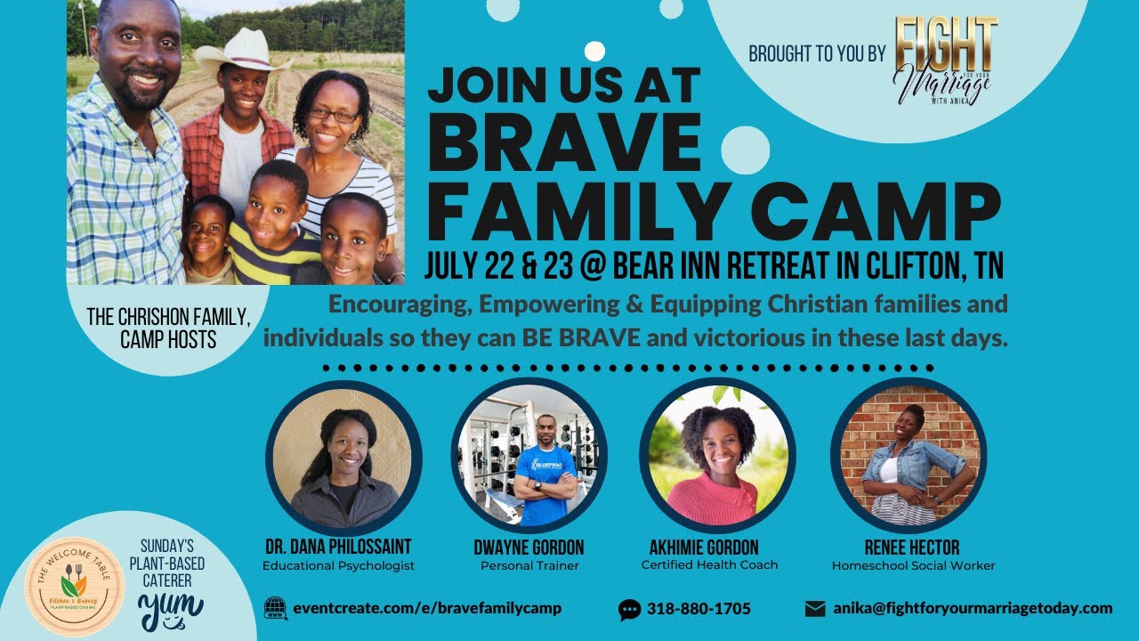 Join us at BRAVE FAMILY CAMP - YouTube