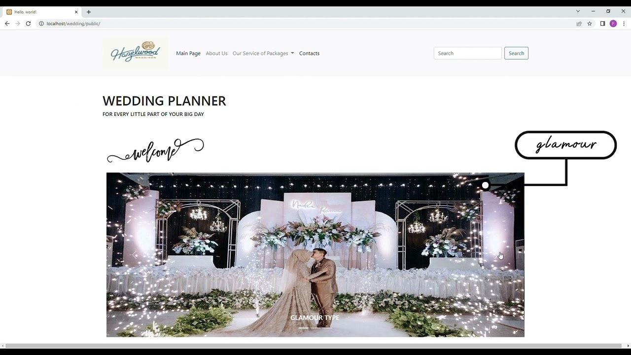 [#laravel] Wedding Organiz/Planner Profil Company berbasis Web || UTS ...