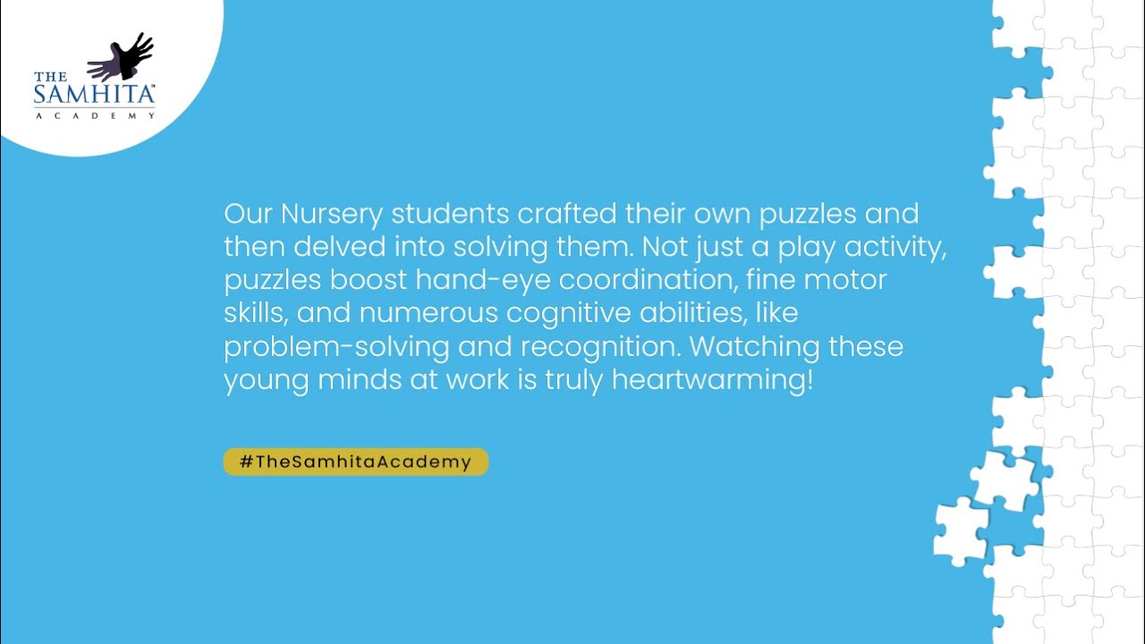 Puzzle Activity by LKG | The Samhita Academy - YouTube