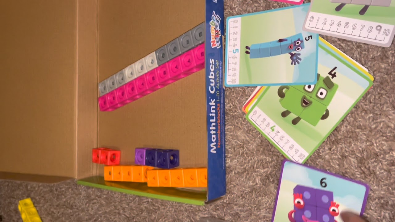 Number Blocks Mathlink Cubes - YouTube