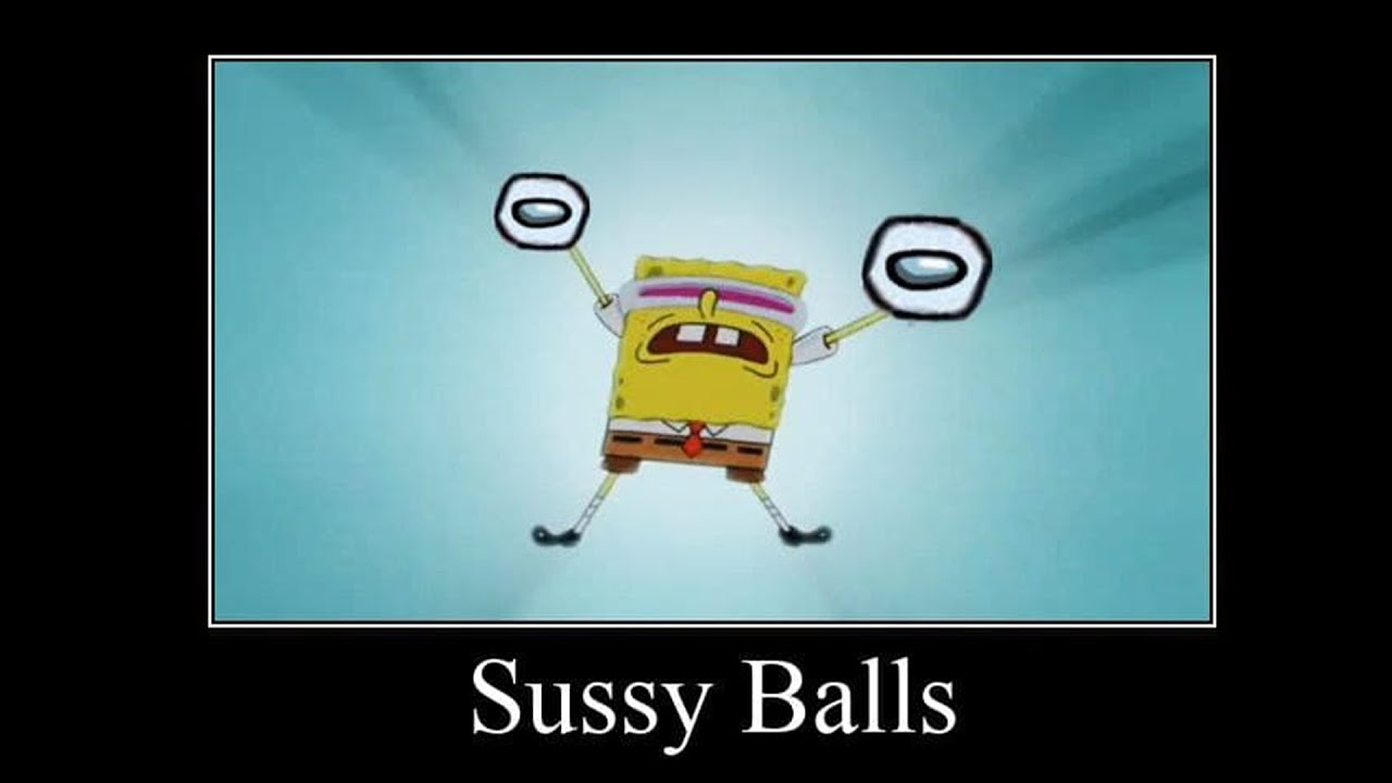 SpongeBob Sussy Balls | amogus meme - YouTube