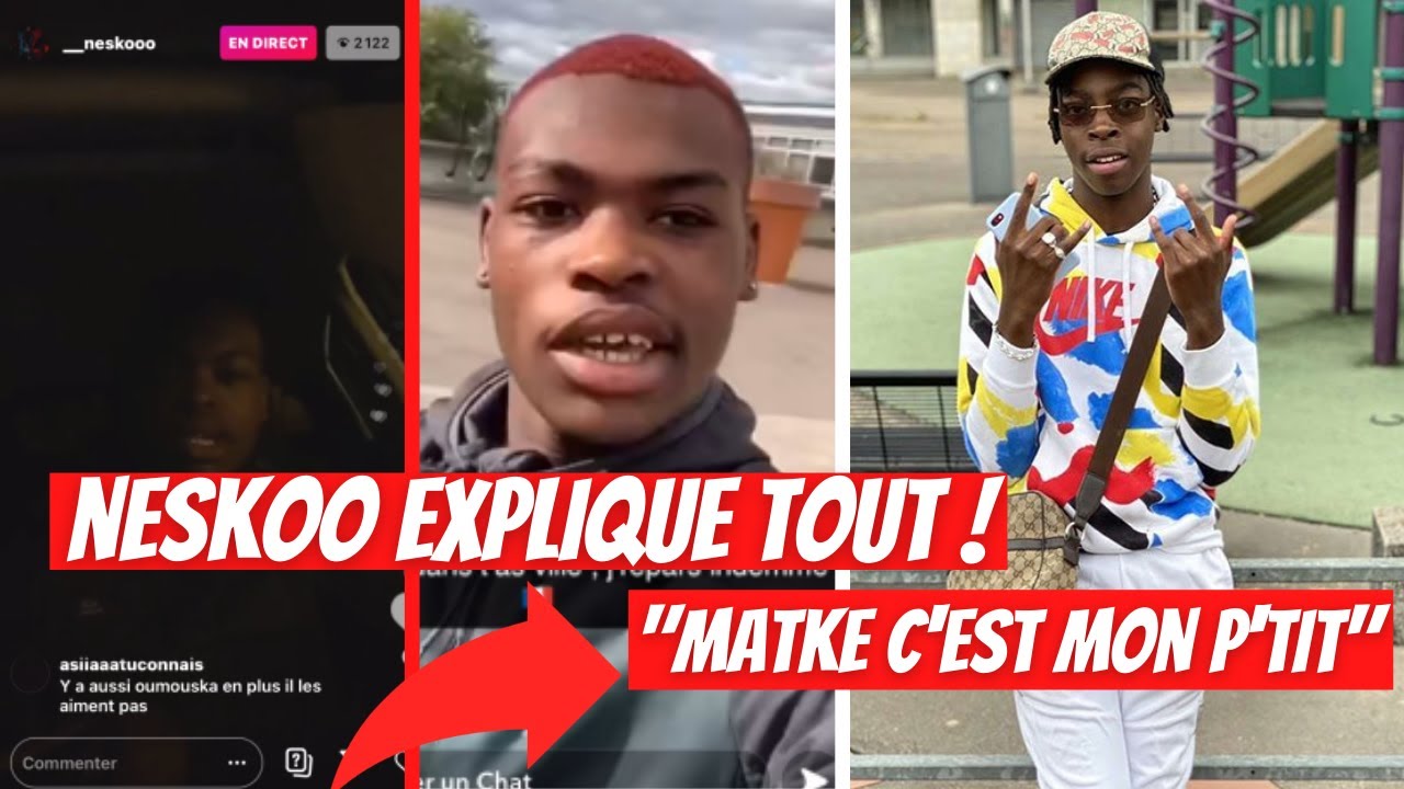 NESKOO EXPLIQUE TOUT EN LIVE ! IL LANCE PLUSIEURS FOIS DES PICS A ...