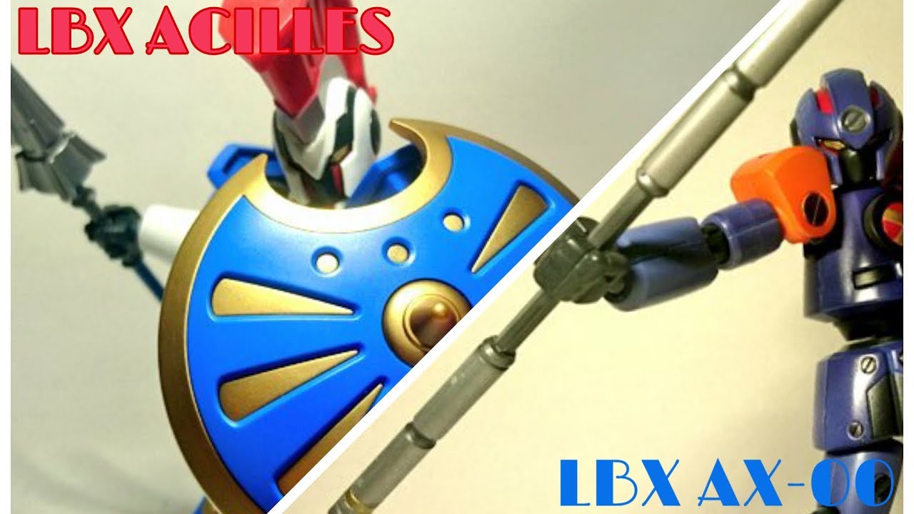 【LBX】アキレス&AX-00をフル塗装したよ - YouTube