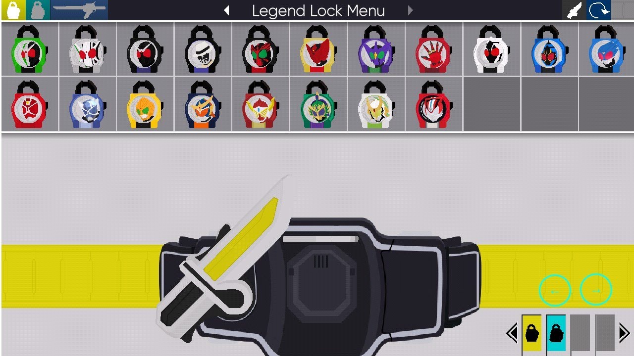 Flash Belt Kamen Rider Gaim || All Locksed Henshin - YouTube