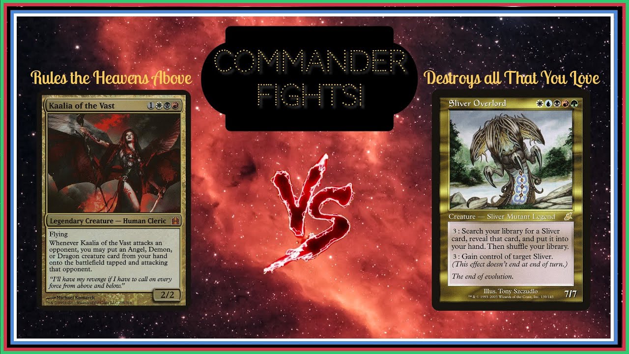 MTG Commander Battle! Kaalia of the Vast VS Sliver OverLord - YouTube