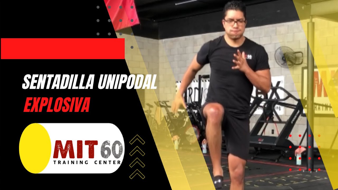 Sentadilla unipodal explosiva / Single-leg explosive squat - YouTube