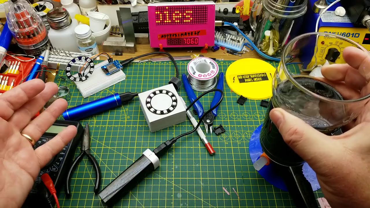 Building a simple 3d printer monitoring device - YouTube