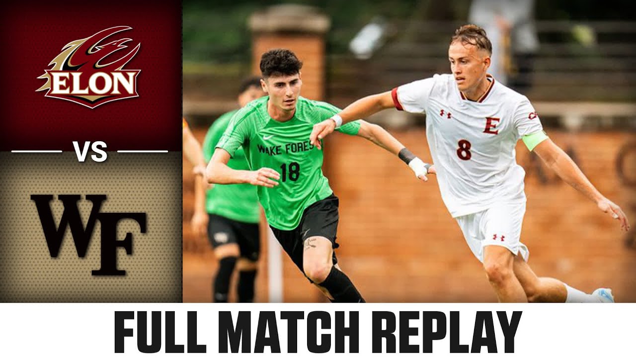 Elon vs. Wake Forest Full Match Replay | 2024 ACC Men's Soccer - YouTube