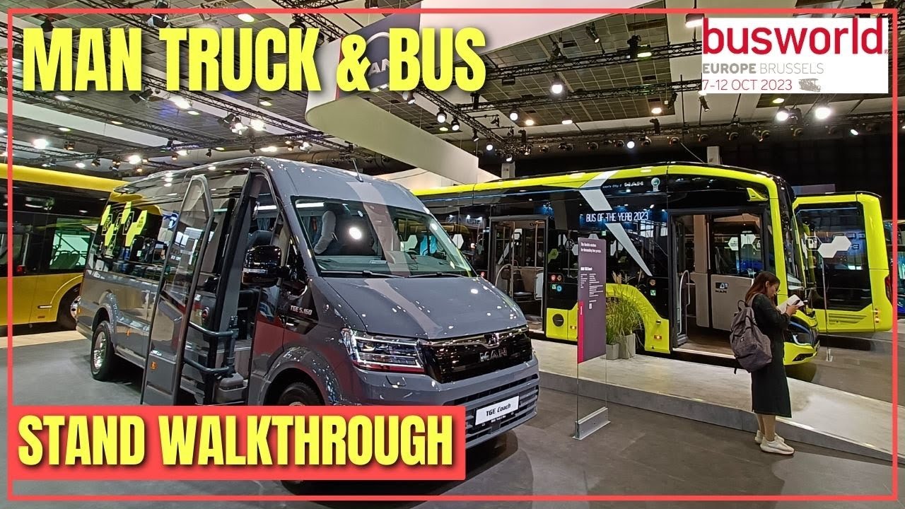 MAN Truck and Bus Stand Walkthrough - Busworld Europe 2023 - YouTube