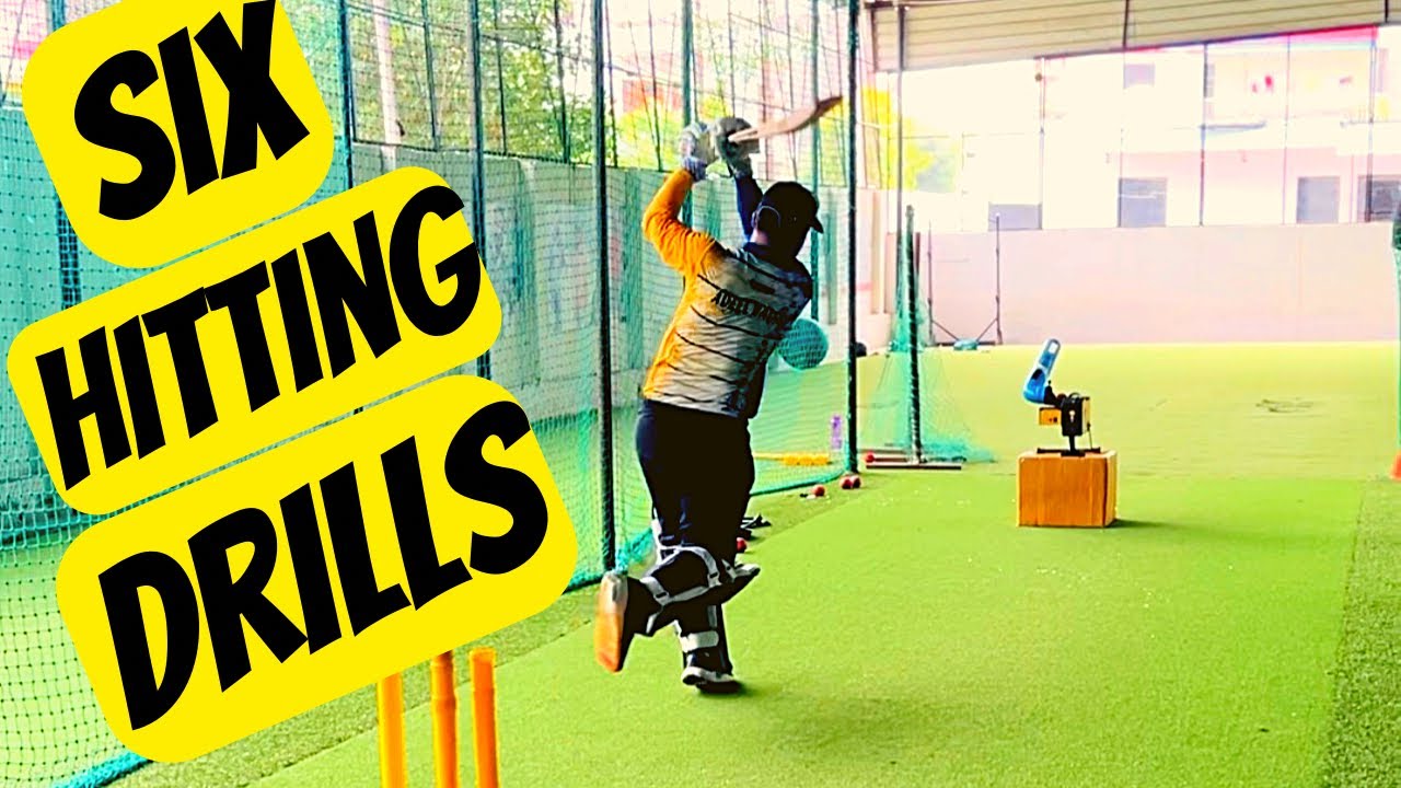 Power Hitting Drills in Cricket || Six hitting Technique || Long ...