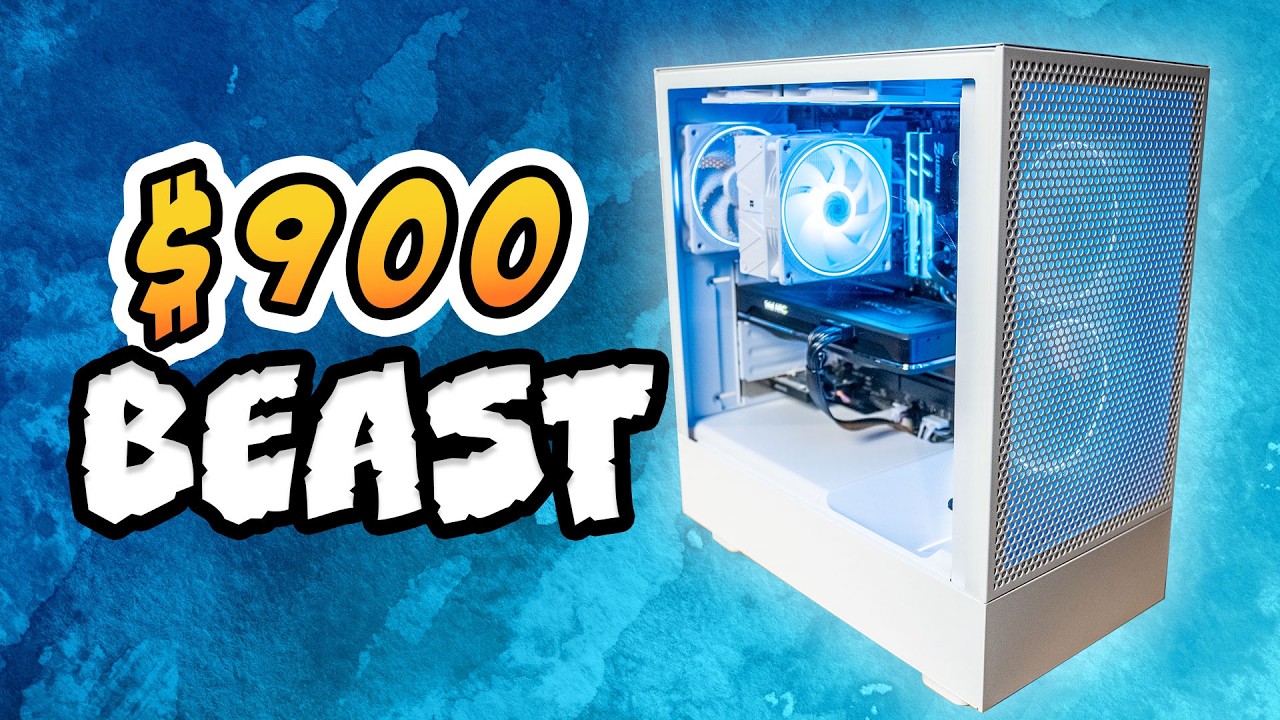 $900 Video Editing BEAST! - The ALL Intel Content Creator PC - YouTube