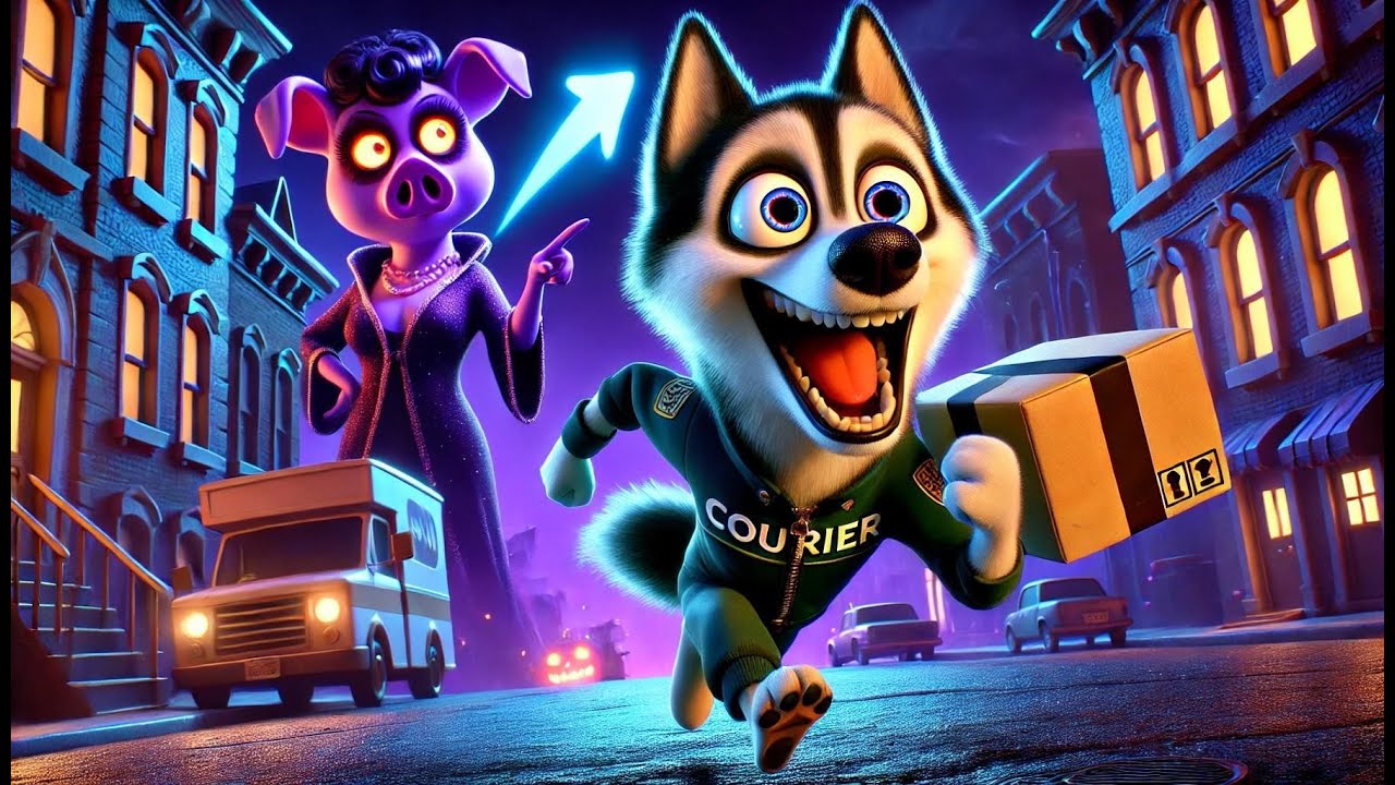 Husky's Wild Night: Hilarious & Creepy Delivery Fails! 🐶🚚 | Pixar ...