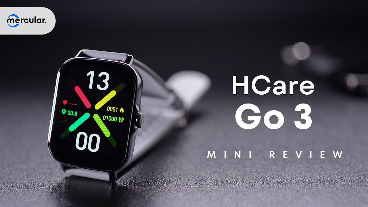 มินิรีวิว นาฬิกา Hcare Go3 รุ่นใหม่! วัดความดัน ระดับน้ำตาล โทรศัพท์ได้ ...
