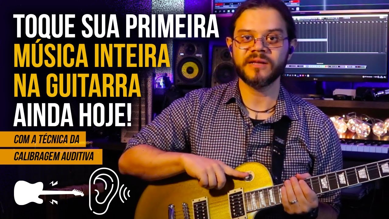 Como Tocar Guitarra | Como tocar 1 Música Completa na sua 1ª Aula - YouTube