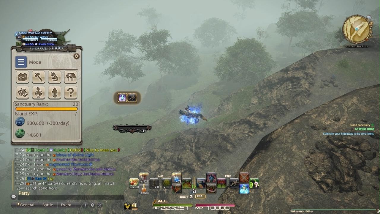 FINAL FANTASY XIV Online_ Island, small house, endsinger ex - YouTube