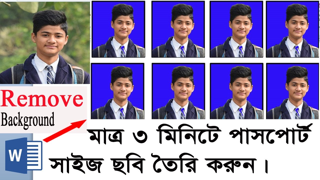 School Student Passport Size Photo