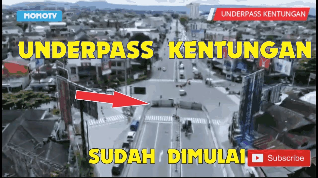 SUDAH DIMULAI UNDERPASS KENTUNGAN RINGROAD UTARA YOGYAKARTA - YouTube
