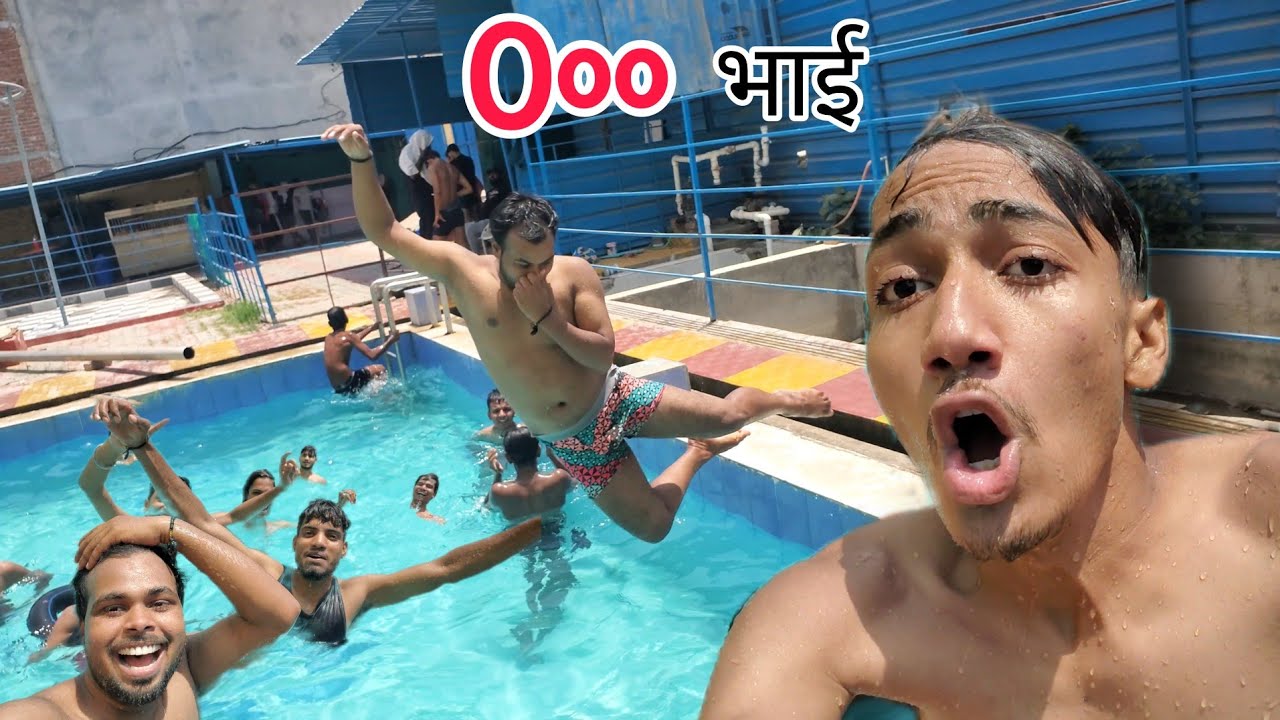 Swimming pool with friends 🏊‍♂️ || Mr. SR VLOGS - YouTube