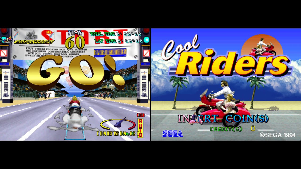Cool Riders / Arcade emulator MAME / RTX 2080ti - YouTube