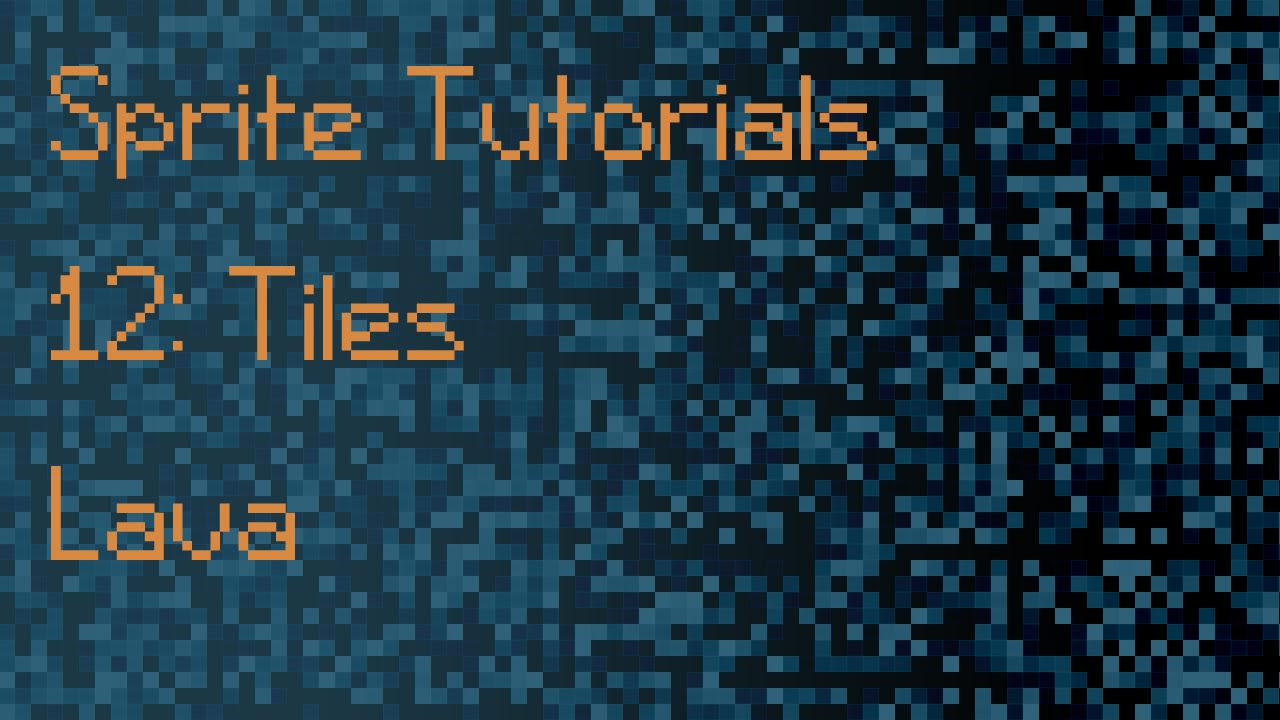 Sprite Sheet Tutorial 12 Lava Tile - YouTube