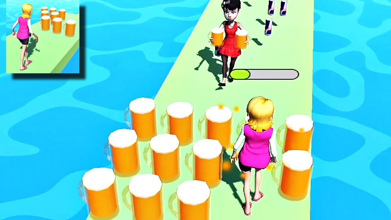 DRUNK WALK 🏃‍♀️🍻🍹 Game All Levels Android,iOS Gameplay BIG UPDATE Level ...