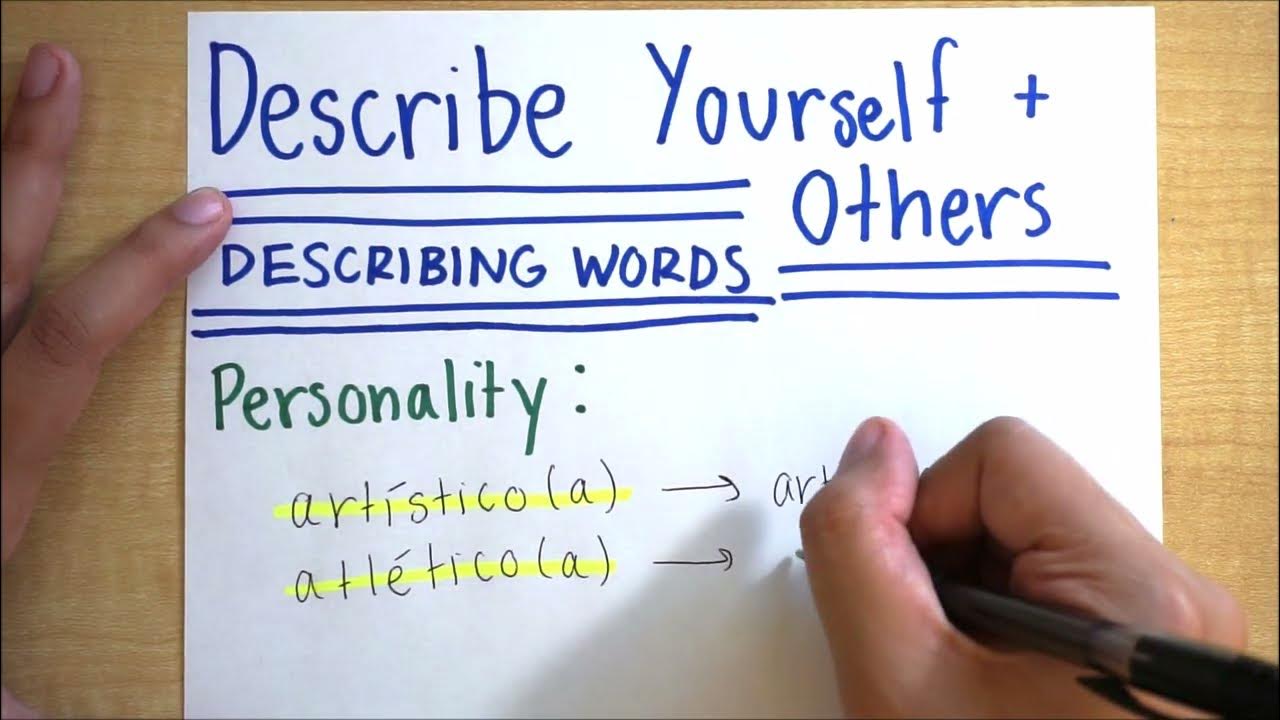 Learn Spanish - Describe Yourself and Others! - Personality ...