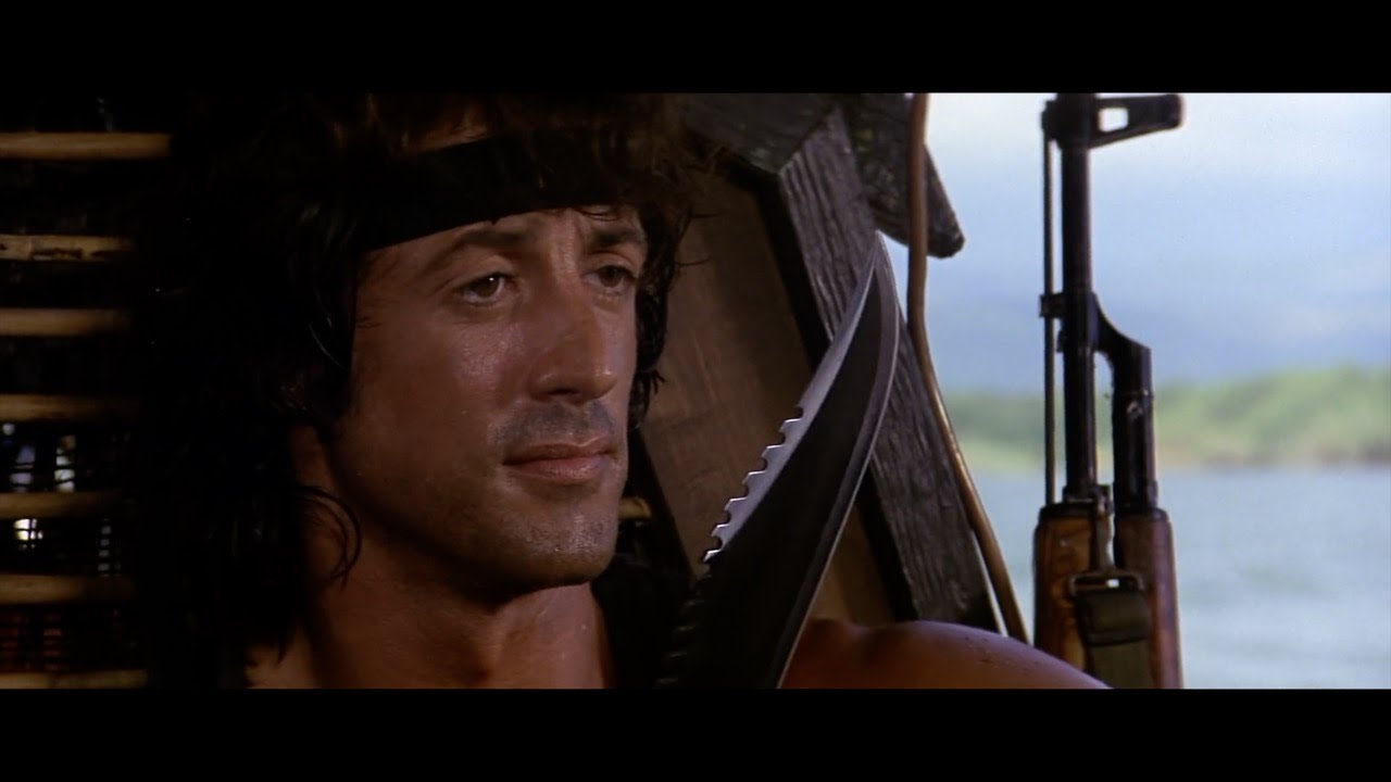 Rambo: First Blood Part II What bring you good luck? I guess this ...