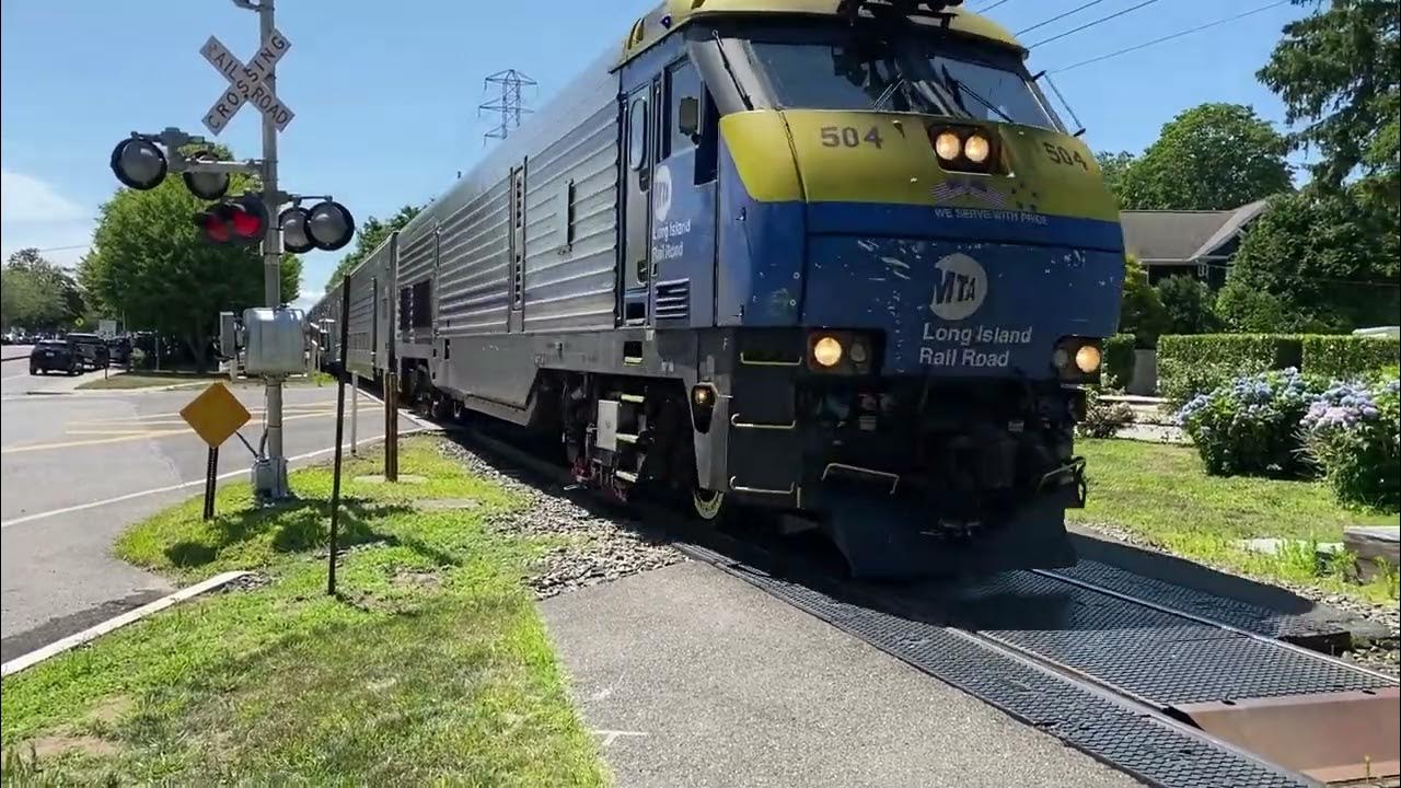 Long Island Rail Road | Montauk Branch Train Departing East Hampton - YouTube