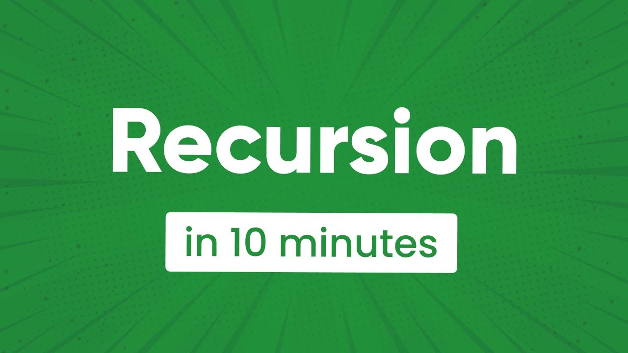🔴 Recursion Explained In 10 Minutes In Tamil Youtube