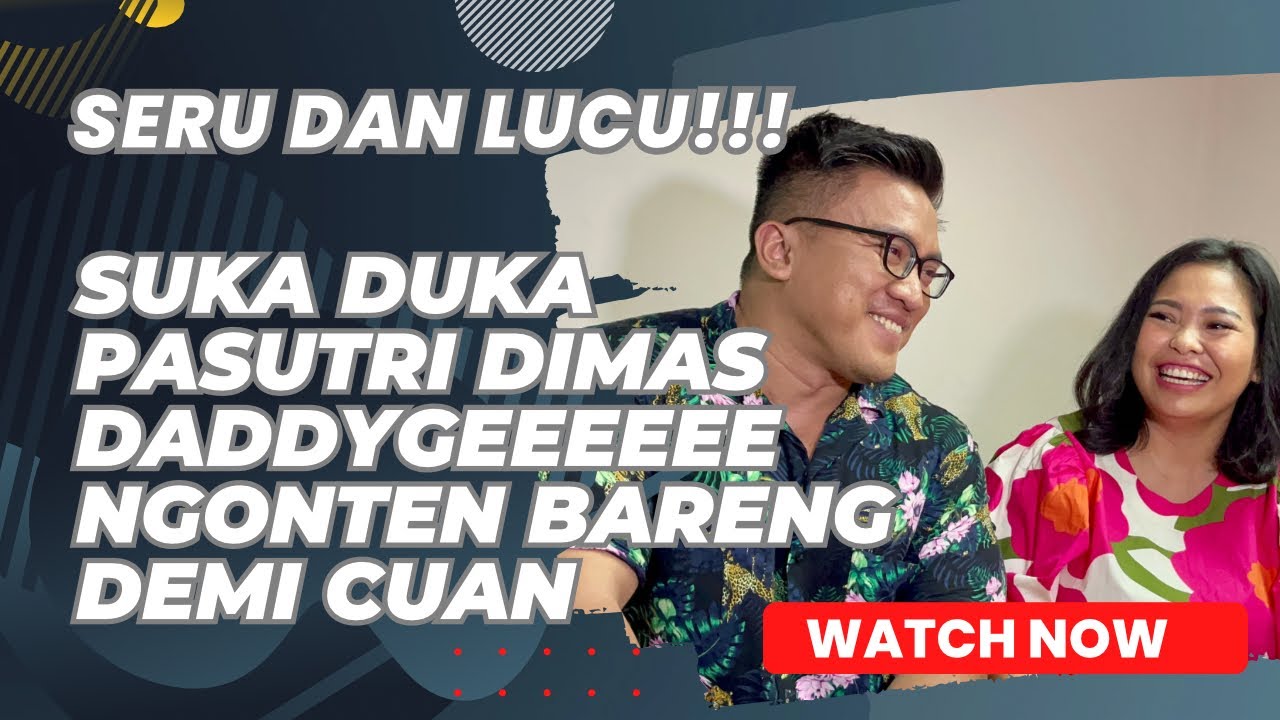 Kocaknya Dimas Daddy Gee dan Istri Spill Suka Duka Jadi Konten Kreator ...