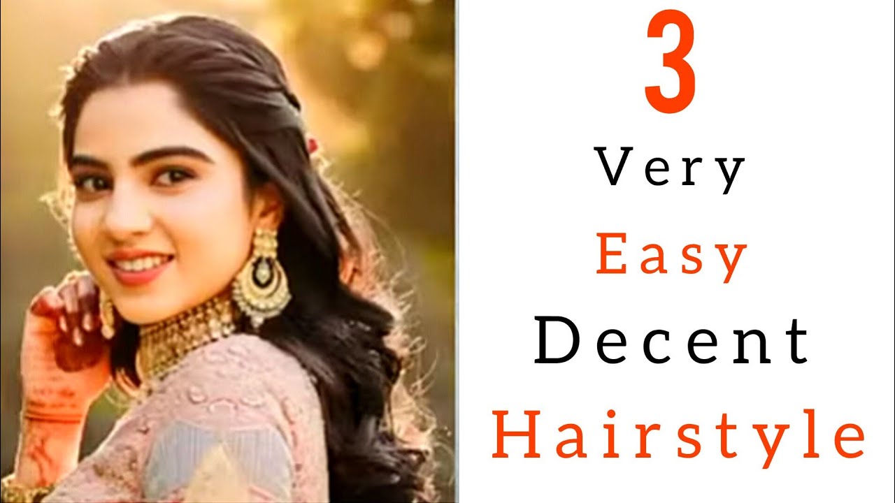 Very Easy Classic Hairstyle | New Hairstyle | Easy Hairstyle | Wedding ...