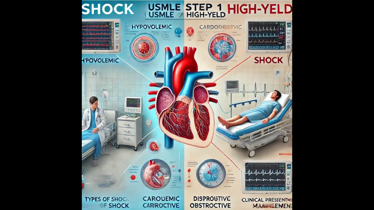 High-Yield Review for Shock - USMLE Step 1-Cardiology - YouTube