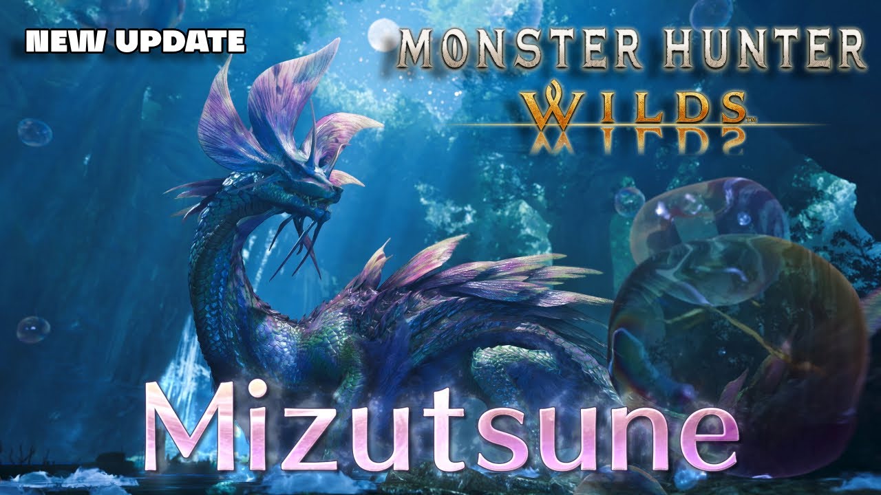 Monster Hunter Wilds New Creature - Leviathan Mizutsune (NEW UPDATE) - YouTube