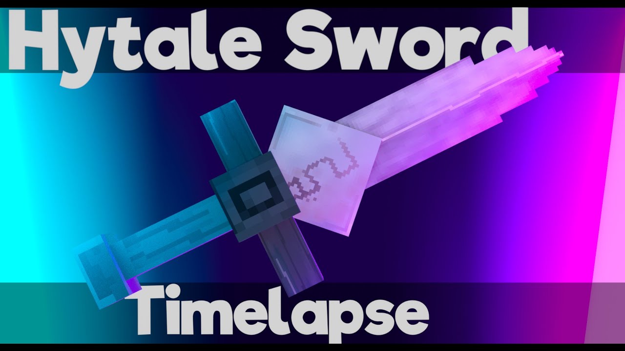 Making a HYTALE SWORD | HYTALE Modelmaker/Blender | BLENDER Timelapse ...